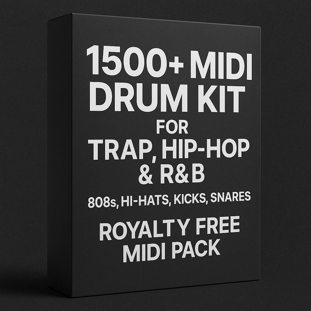 1500+ MIDI Drum Kit for Trap, Hip-hop, and R&B – 808s, Hi Hats, Kicks ...