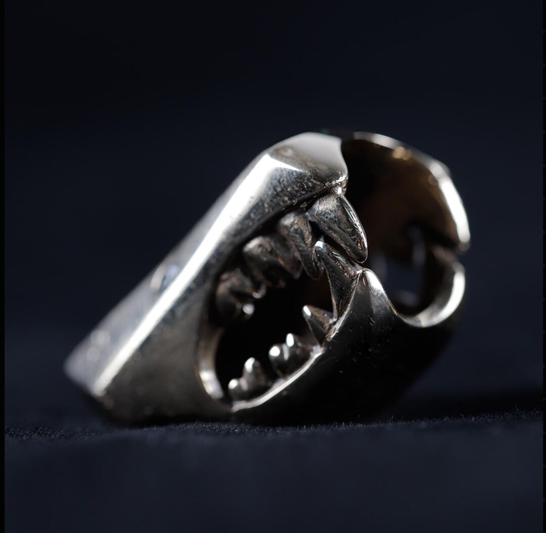 Akata Sterling Silver Large Hyena Ring, Animal-inspired Sculptural ...