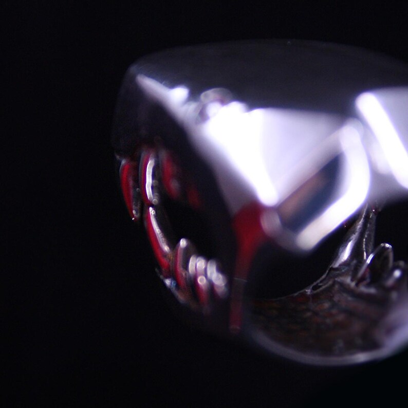 Akata: Slick Brutalist Hyena Ring – Bold Animal Themed Sterling Silver ...