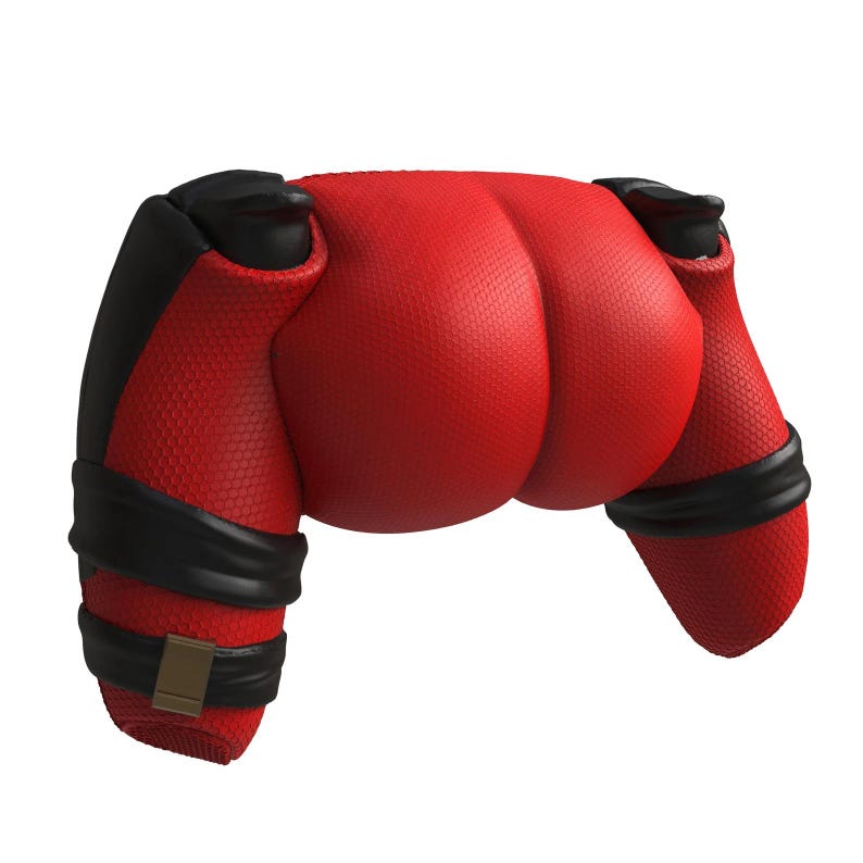 Deadpool Butt Cheeks Controller Skin Wolverine Claw Ps5 Controller Skin 3d Printed For Ps5 Etsy
