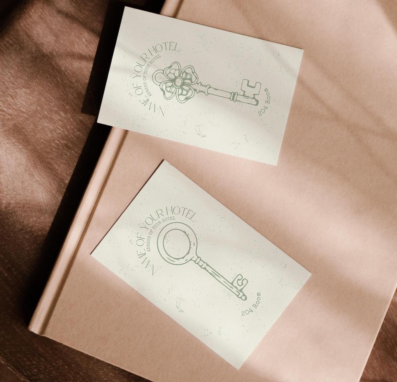 Room Key Card Template, Printable Key Card, Hotel Key Card, Cottage Key ...
