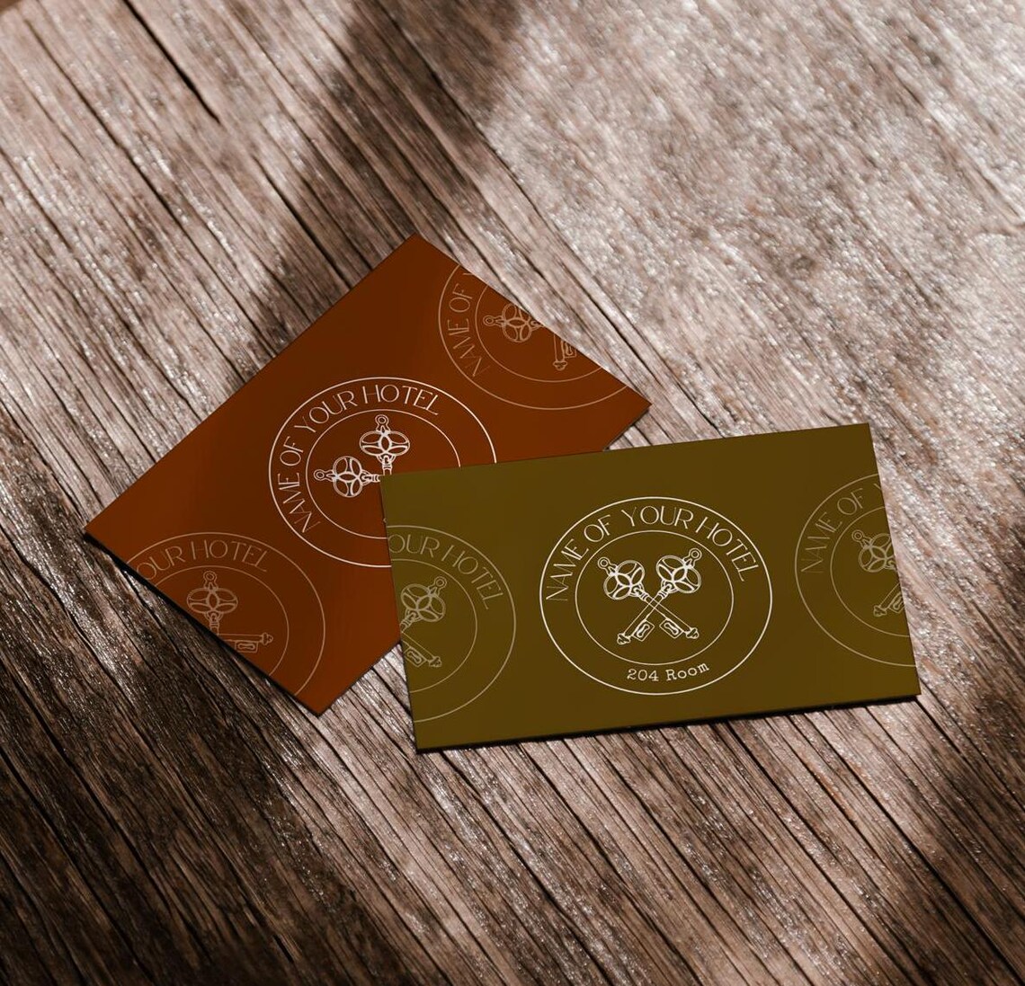 Room Key Card Template, Printable Key Card, Hotel Key Card, Cottage Key ...