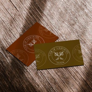 Room Key Card Template, Printable Key Card, Hotel Key Card, Cottage Key ...