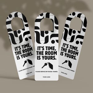 Hotel Door Hanger Template, Printable Hotel Door Tag Do Not Disturb and ...