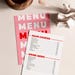 Dinner Menu, Pink and Red Menu, Colorful Menu Template, Modern Menu ...