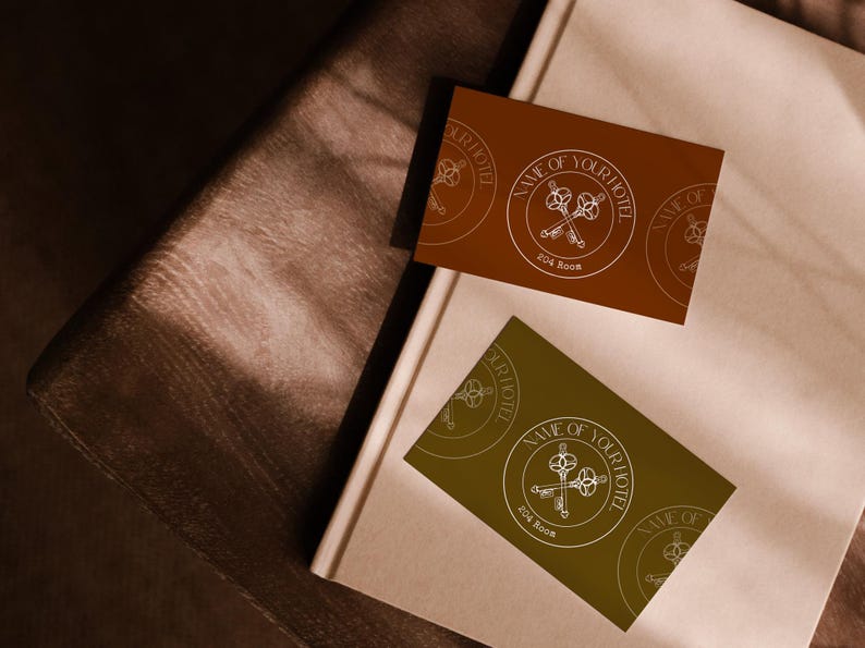 Room Key Card Template, Printable Key Card, Hotel Key Card, Cottage Key ...