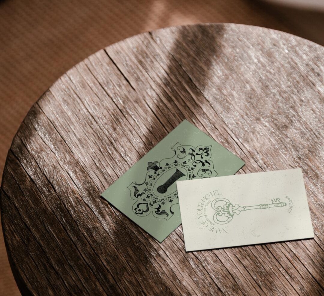 Room Key Card Template, Printable Key Card, Hotel Key Card, Cottage Key ...