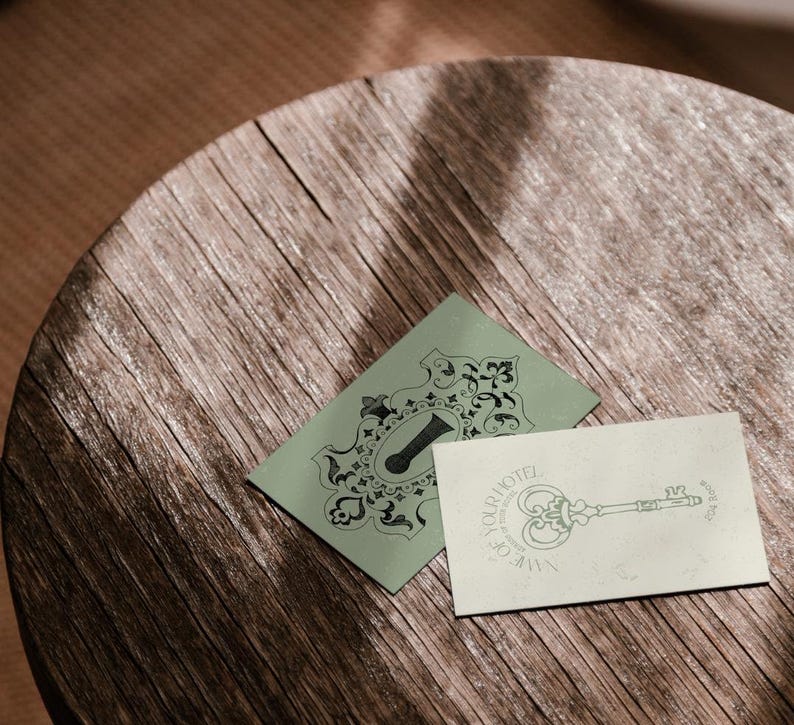Room Key Card Template, Printable Key Card, Hotel Key Card, Cottage Key ...