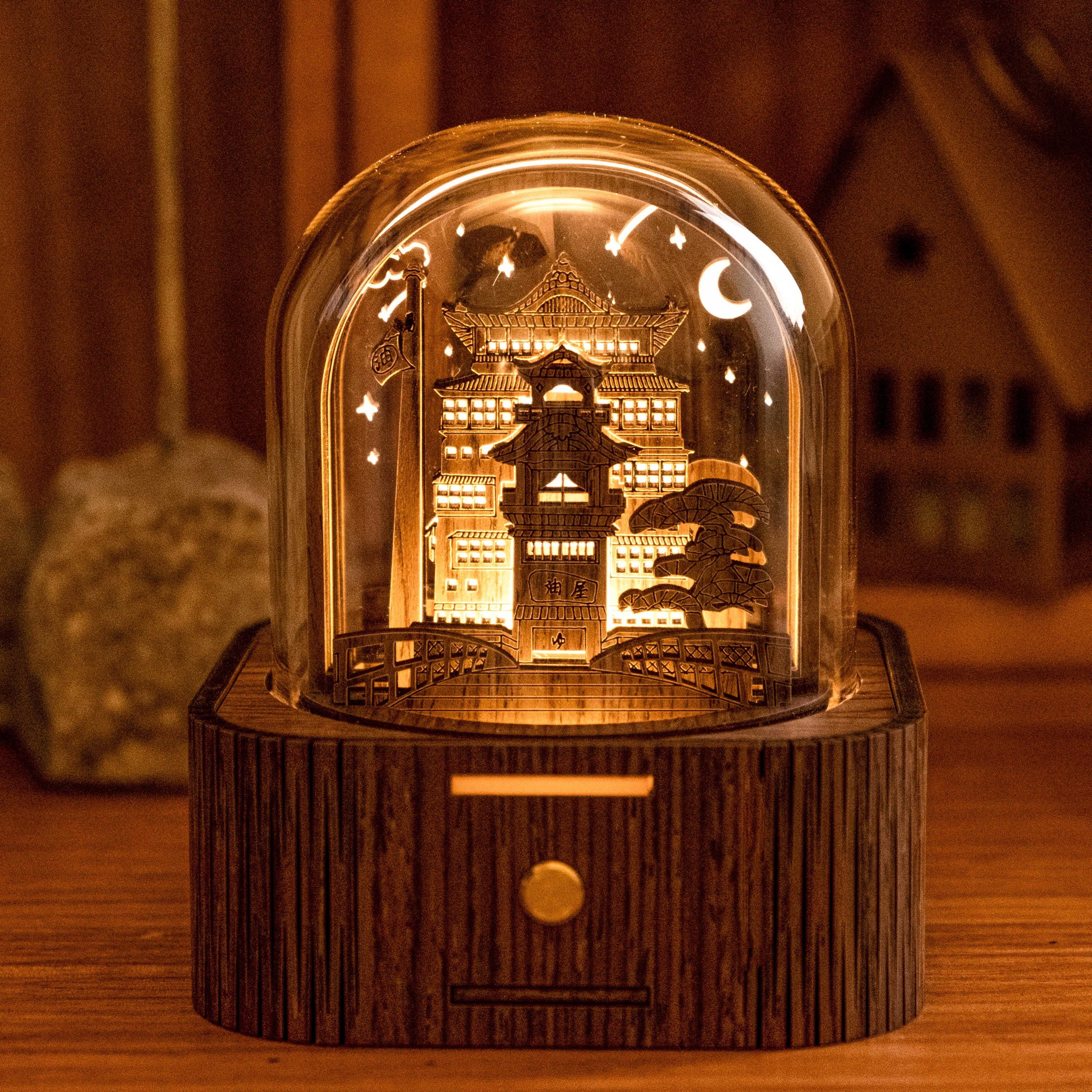 Personalized Wooden Musical Box, Spirited Away Music Box Theme Music ...