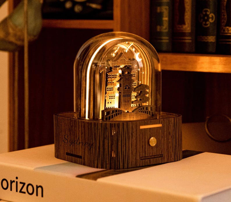 Personalized Wooden Musical Box, Spirited Away Music Box Theme Music ...