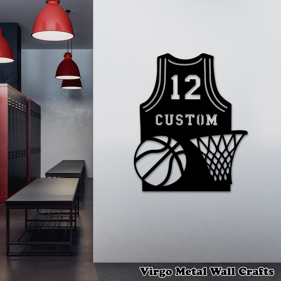 Custom Basketball Metal Sign, Custom Basketball Hoop Metal Sign, Custom ...
