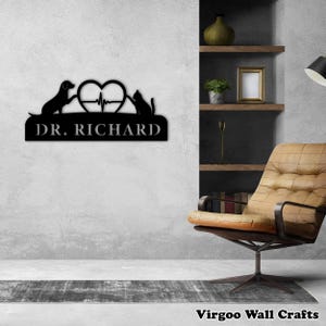 Vet Office Wall Decor, Vet Office Sign, Vet Wall Decor, Vet Metal Wall ...