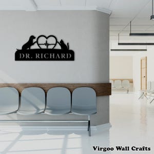 Vet Office Wall Decor, Vet Office Sign, Vet Wall Decor, Vet Metal Wall ...