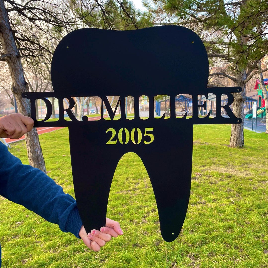 Dentist Office Wall Decor, Dentist Opening Year Sign Dentist Office ...