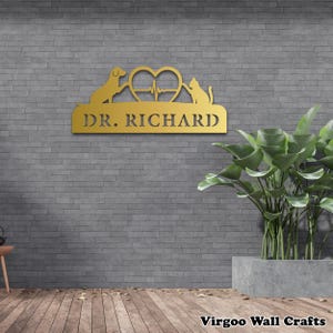 Vet Office Wall Decor, Vet Office Sign, Vet Wall Decor, Vet Metal Wall ...