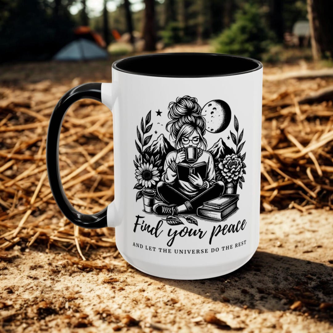 Zen Coffee Mug: Peaceful Morning Drinkware, Relaxation Gift - Etsy