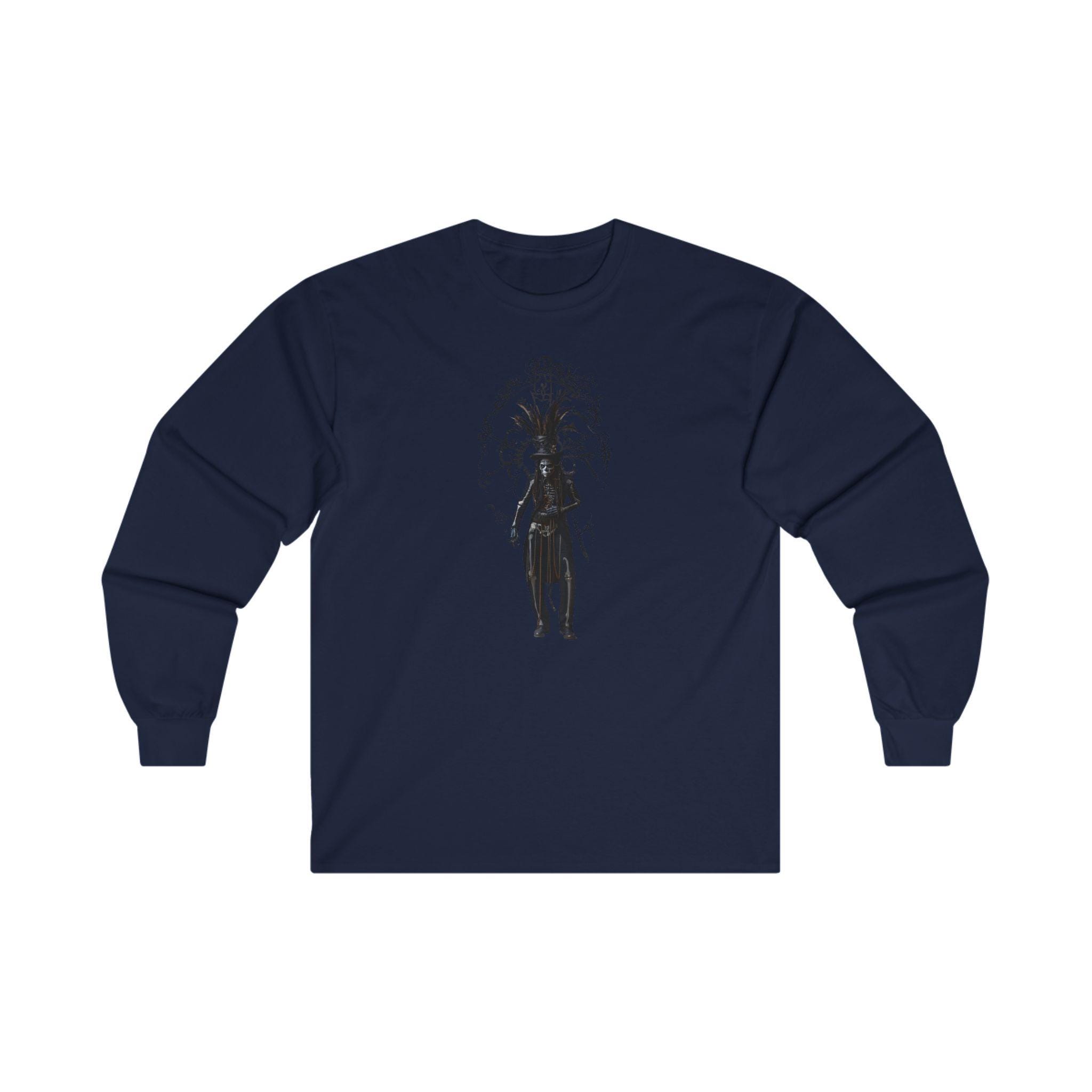 Urban Styles Papa Legba Urban Fashion Long Sleeve Tee, Unisex Cotton ...