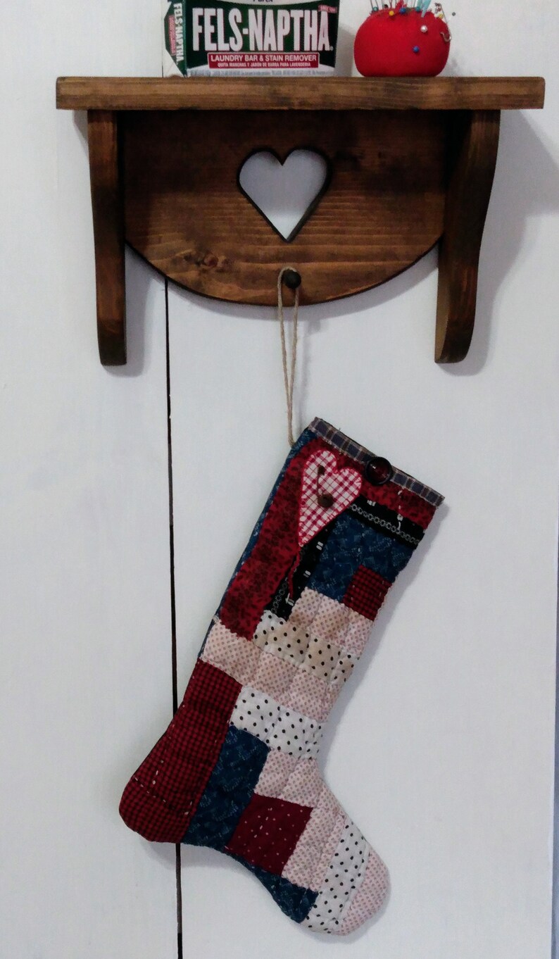 Stocking Farmhouse Primitive Rustic Prairie Chic Antique Log - Etsy