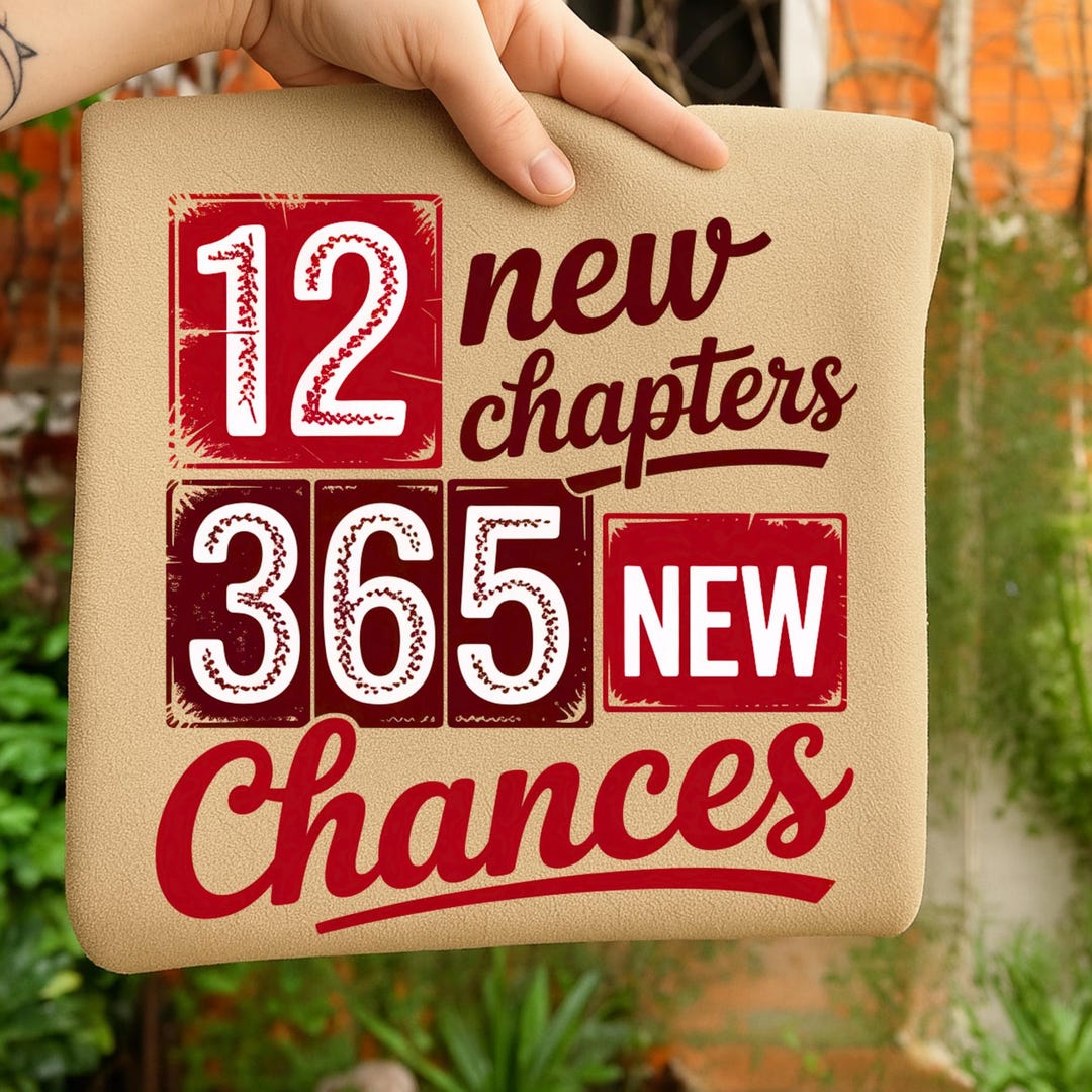 12 New Chapters 365 New Chances PNG | Preppy New Years Png, Trendy ...