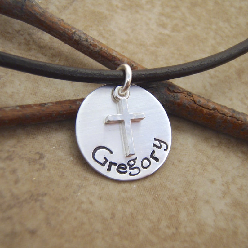 Boys Cross Necklace - Etsy