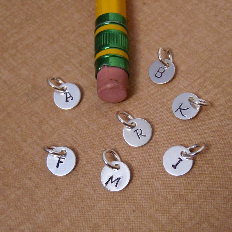 Initial Charm - Etsy