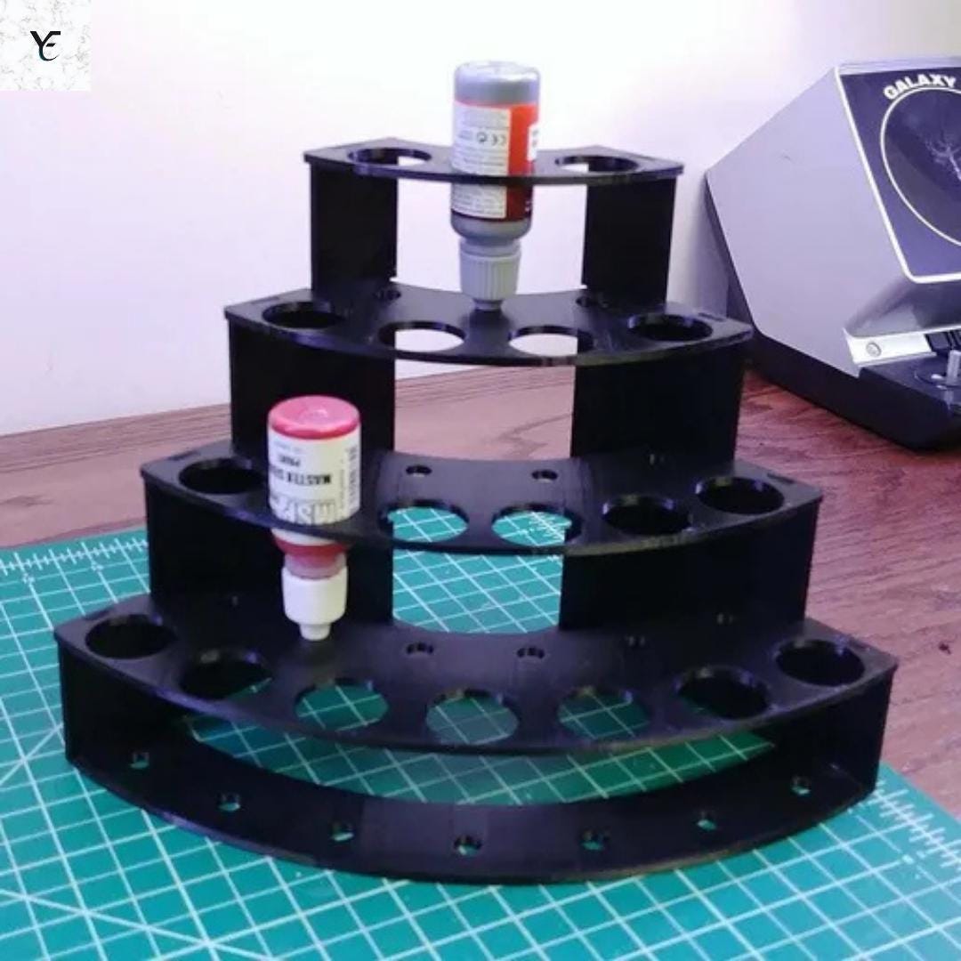 Modular Hobby Paint Rack Outside Corner 3D PRİNT STL - Etsy