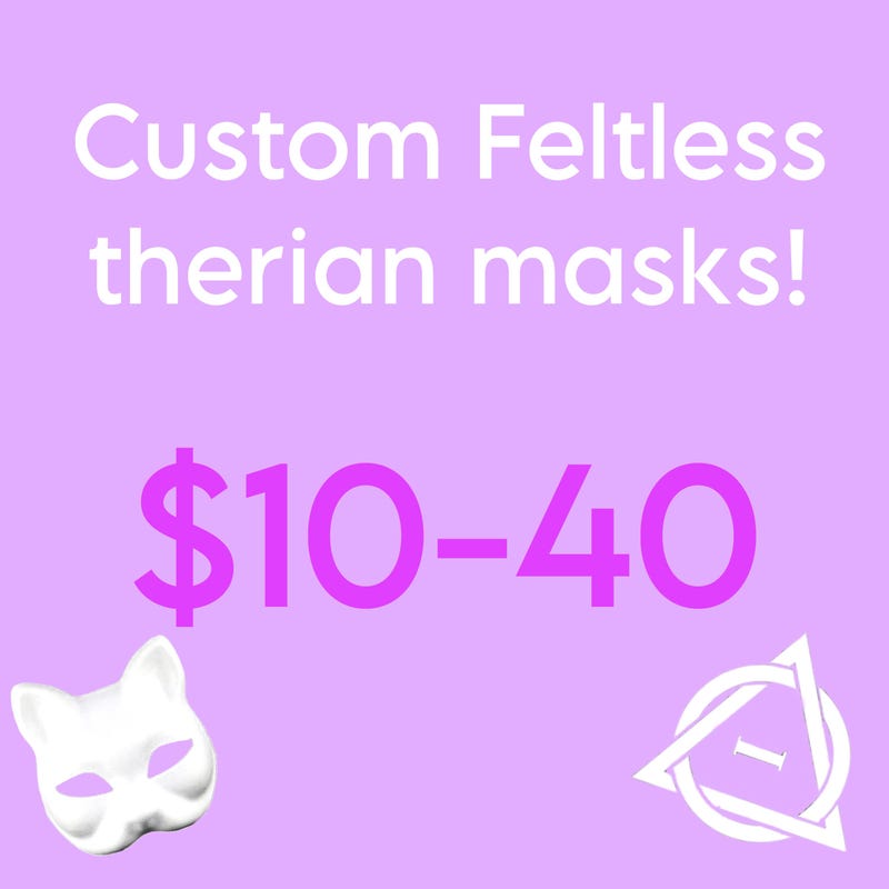 Therian Base Mask - Etsy