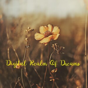 Rustic Flower Digital Art | Realistic Yellow Flower | Farmhouse Style ...