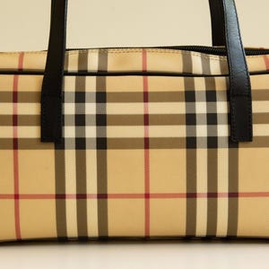 Burberry in Coated Canvas With Classic Check Pattern in Very Good ...