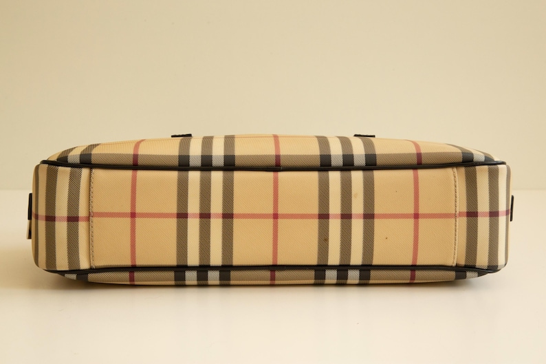 Burberry in Coated Canvas With Classic Check Pattern in Very Good ...