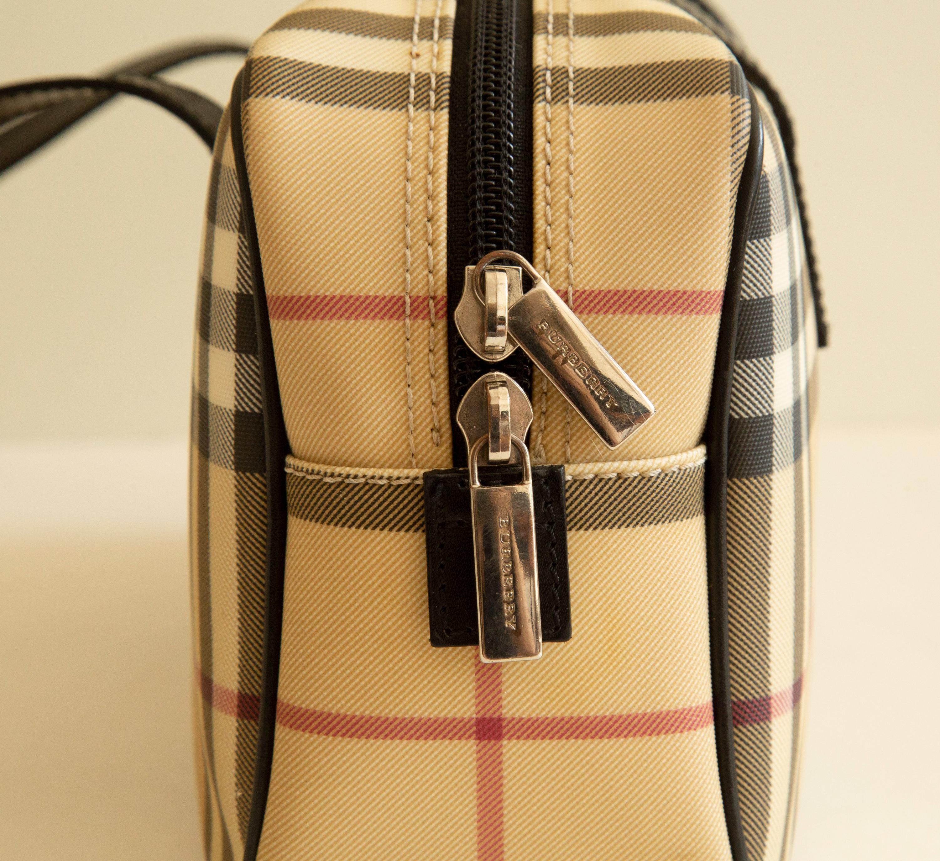 Burberry in Coated Canvas With Classic Check Pattern in Very Good ...
