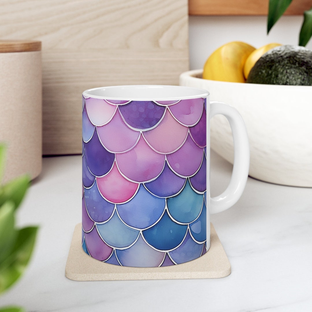 Mermaid Aesthetic Mug - Perfect Beach Decor & Ocean Lover Gift ...
