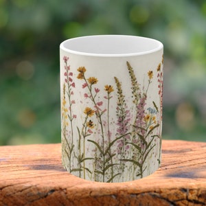 Cottagecore Teacup, Cottagecore Mug, Gifts for Her, Wildflowers, Floral ...