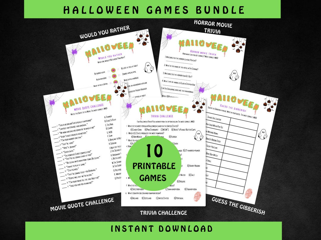 Halloween Printable | Halloween Printable Activities | Halloween Party ...
