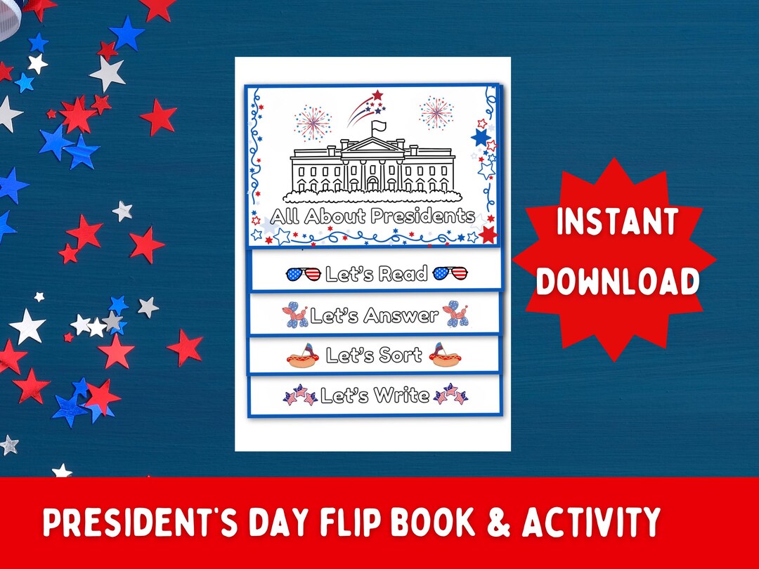 Flip Book Presidents Day, Presidents Day Coloring Pages , Presidents ...