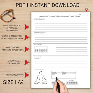 Daily Self-care Planner, Printable Planner, Printable Planner for ...