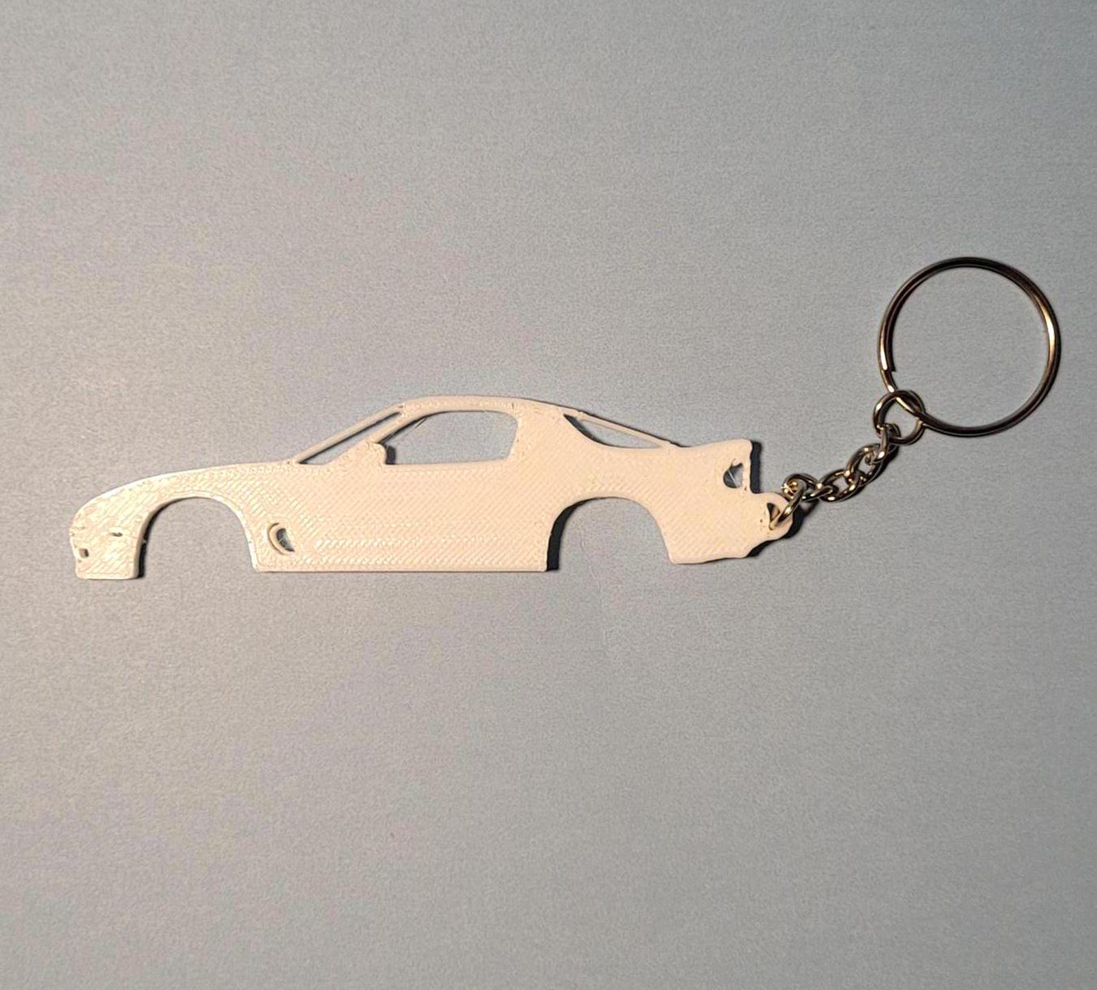 3D Printed Car Outline Keychain Customizable Car Keychains for ...