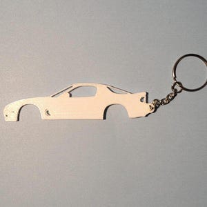 3D Printed Car Outline Keychain Customizable Car Keychains for ...