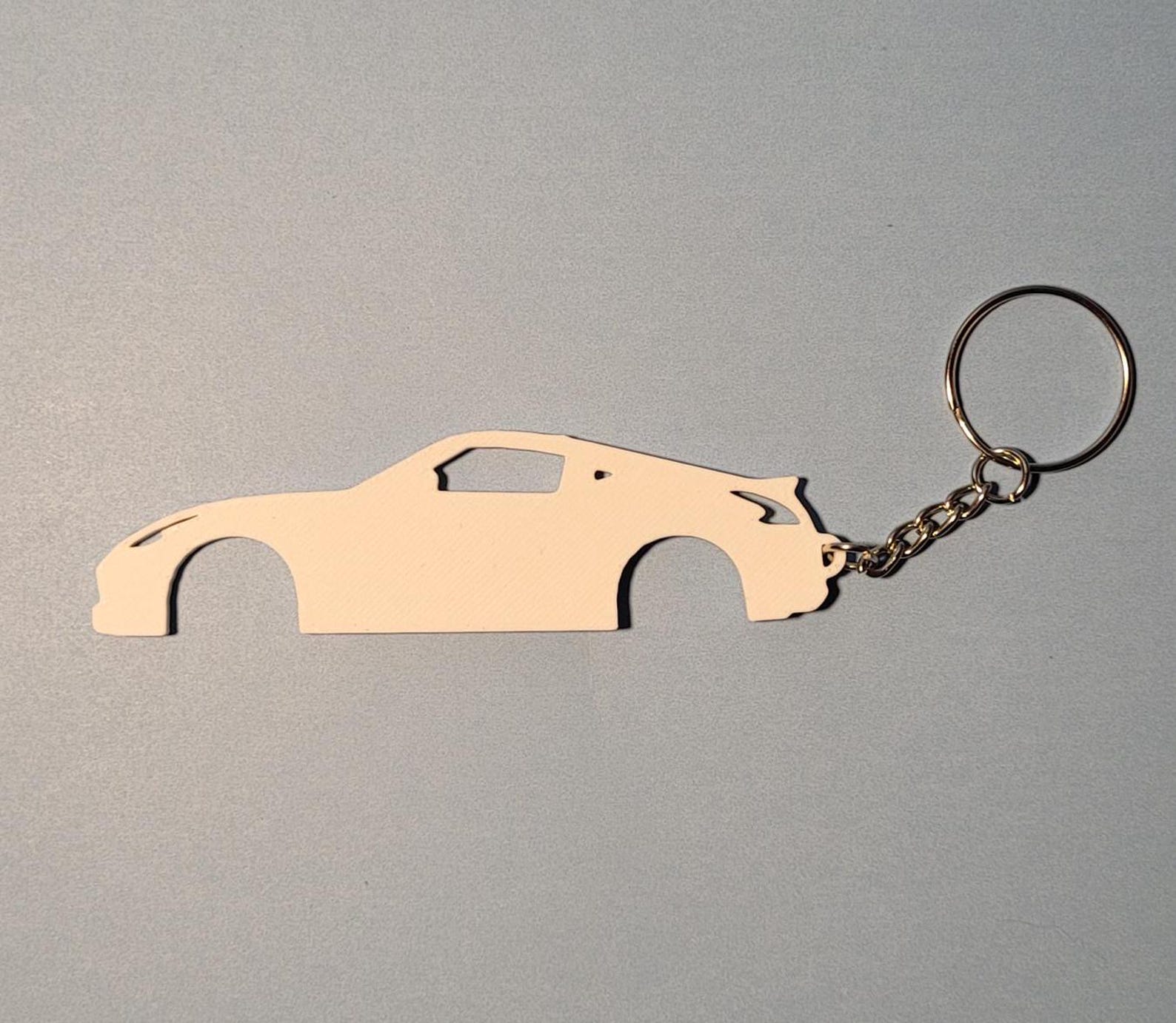3D Printed Car Outline Keychain Customizable Car Keychains for ...