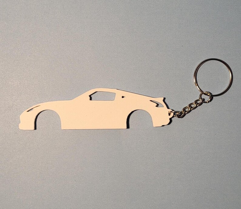 3D Printed Car Outline Keychain Customizable Car Keychains for ...