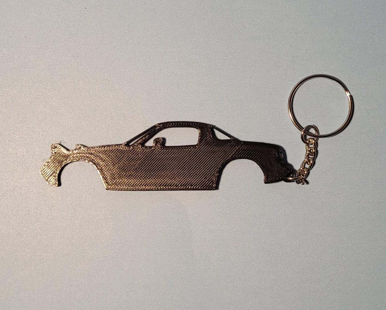 3D Printed Car Outline Keychain Customizable Car Keychains for ...