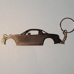 3D Printed Car Outline Keychain Customizable Car Keychains for ...