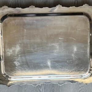 Birks Antique Serving Tray With Handles, rideau Plate Butler Tray ...