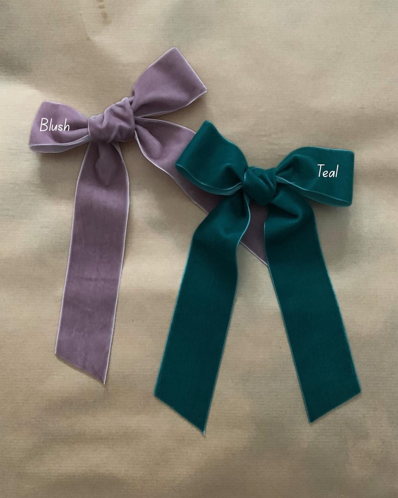 Velvet Tree Bows - Luxury Handmade Bows - Available in 14 Colours ...