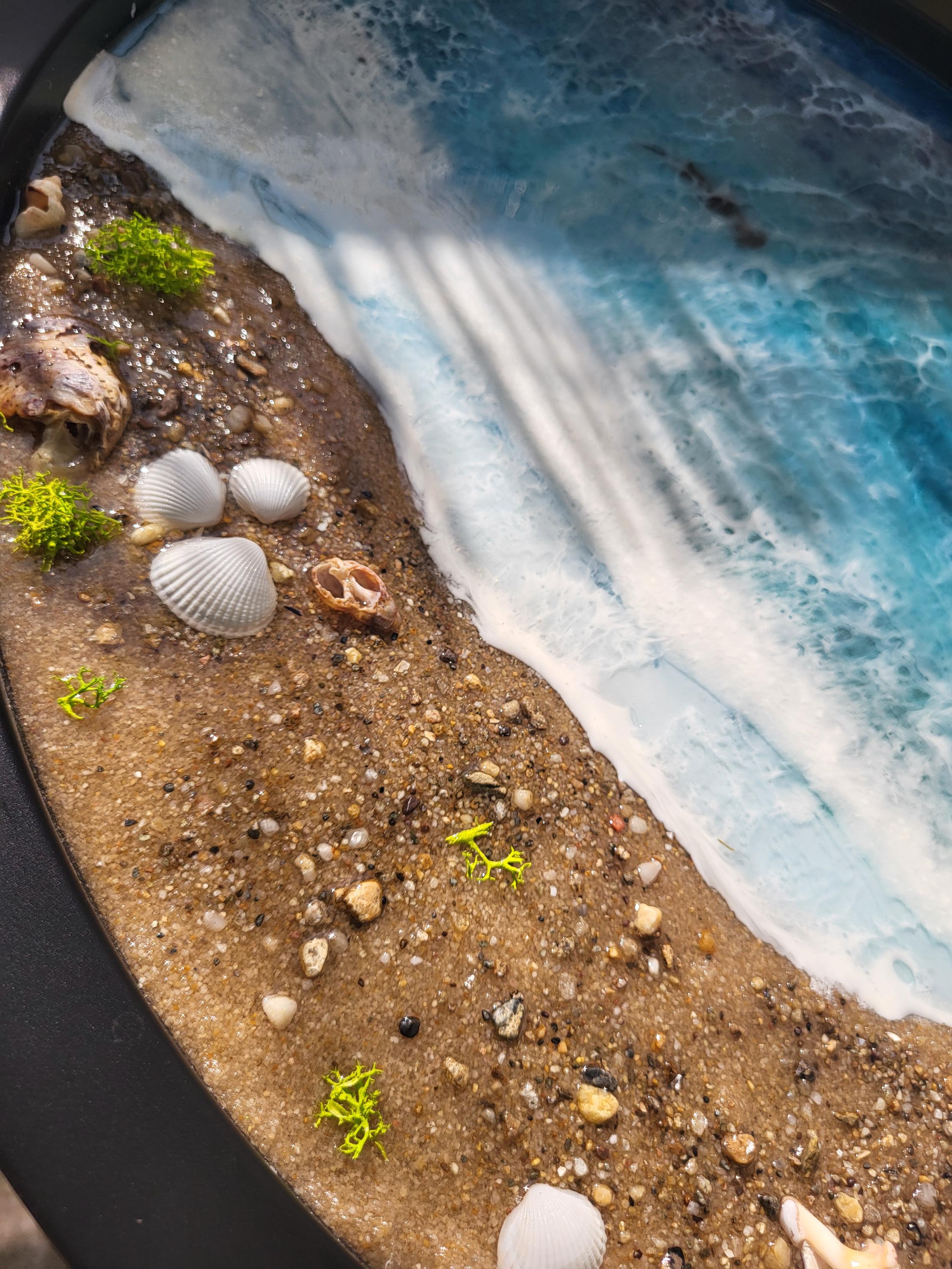 Epoxy Resin Coffee Ocean Table - Etsy
