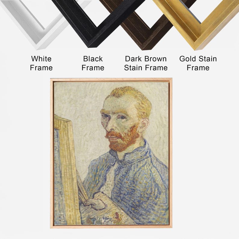 Vincent Van Gogh - Self-portrait, Housewarming Gifts, Portrait Canvas ...