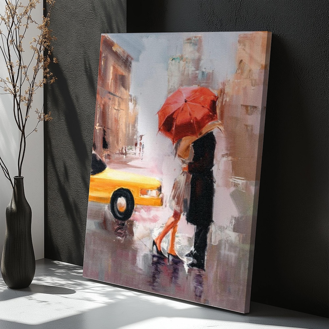 Reuniting Lovers Oil Painting Look Decorative Canvas Wall Print, Gifts ...