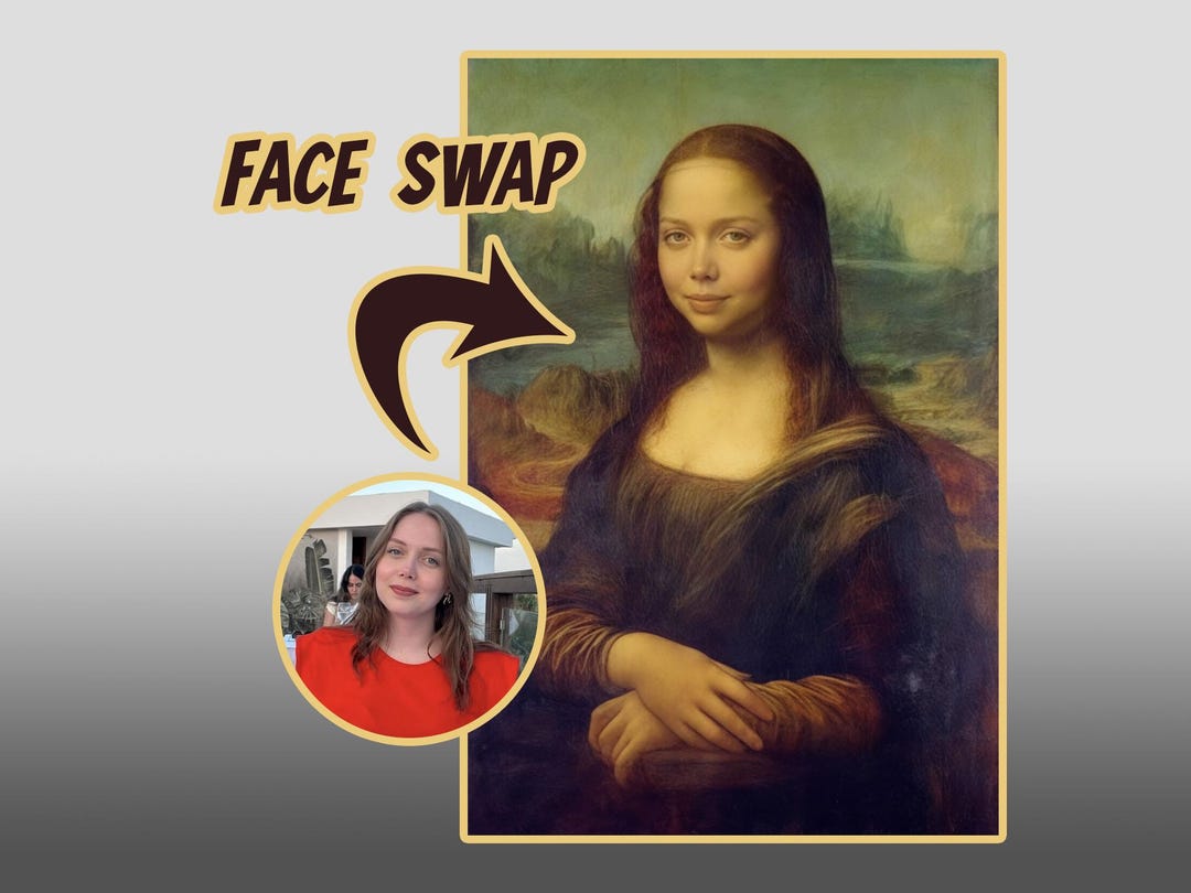 Custom Mona Lisa Face Swap Digital Portrait Personalized Mona Lisa ...