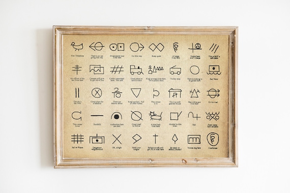 Hobo Signs Great Depression