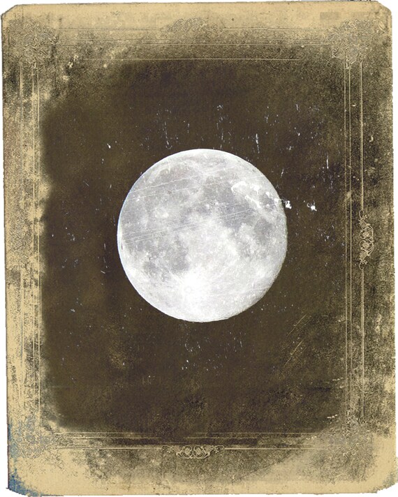 Vintage Stars And Moon